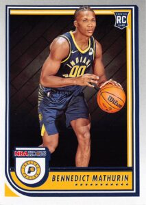 2022-23 panini nba hoops #236 bennedict mathurin rookie card