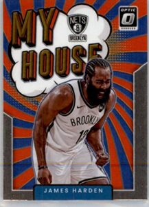 2021-22 donruss optic my house #13 james harden brooklyn nets nba basketball trading card