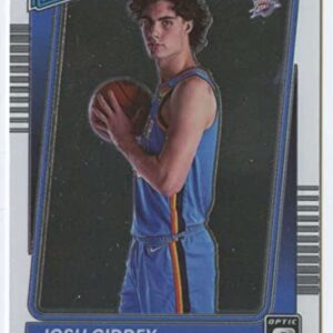 2021-22 Donruss Optic #152 Josh Giddey Rated Rookies RC Rookie Oklahoma City Thunder NBA Basketball Trading Card