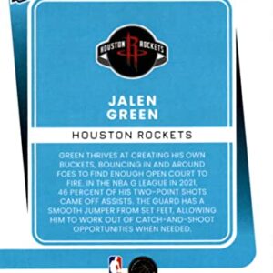 2021-22 Donruss Optic #159 Jalen Green Rated Rookies RC Rookie Houston Rockets NBA Basketball Trading Card