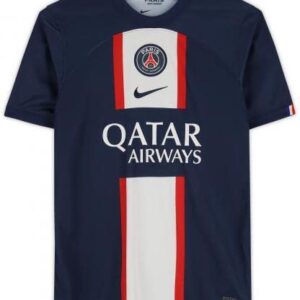 Framed Neymar Paris Saint-Germain Autographed Nike 2022-23 Blue Jersey - Autographed Soccer Jerseys