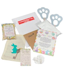 easter bunny evidence kit - easter bunny magic key, bunny footprints, easter bunny letter, bunny bait, easter bunny proof