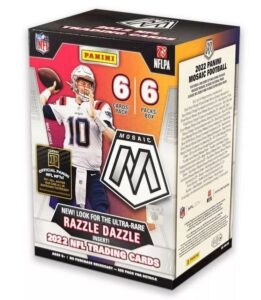 2022 panini mosaic football trading cards blaster box (36 cards/box)