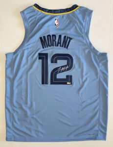 ja morant autographed memphis grizzlies jersey signed nike 52 panini authentic - autographed nba jerseys