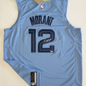 Ja Morant Autographed Memphis Grizzlies Jersey signed Nike 52 Panini Authentic - Autographed NBA Jerseys