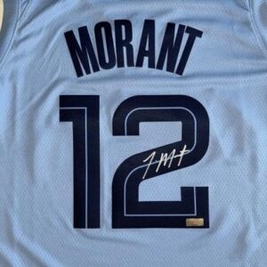 Ja Morant Autographed Memphis Grizzlies Jersey signed Nike 52 Panini Authentic - Autographed NBA Jerseys