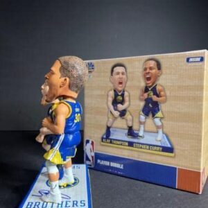 Stephen Curry & Klay Thompson 'G.S. Warriors' Signed Bobblehead Fanatics A591060 - Autographed NBA Figurines