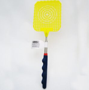 fly swatter telescopic mosquito killer bug insect reach plastic extends 24" new