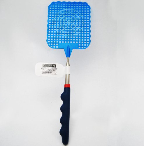 Fly Swatter Telescopic Mosquito Killer Bug Insect Reach Plastic Extends 24" New