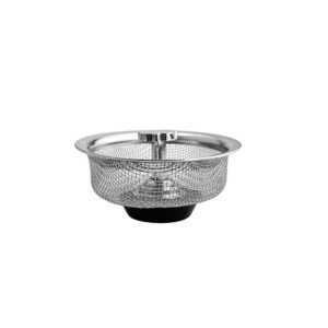 2 Pack Kitchen Sink Strainer Stopper Stainless Steel Drain Basket Waste Plug