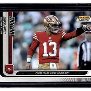 BROCK PURDY RC 2022 Panini Instant /3418 ROOKIE #134 49ers MT-MT+ NFL Football