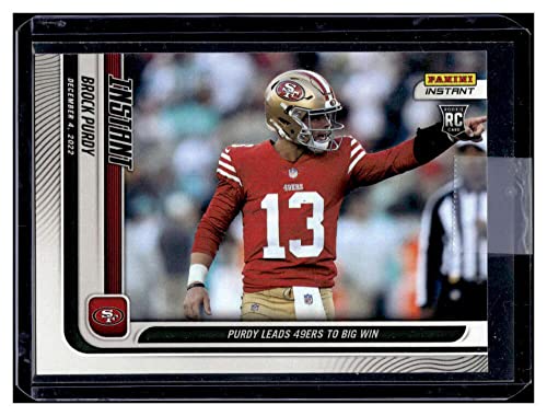 BROCK PURDY RC 2022 Panini Instant /3418 ROOKIE #134 49ers MT-MT+ NFL Football