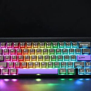 Hyekit Finalkey Cidoo V65 R2 Wireless Gaming Mechanical Keyboard, CNC Aluminum Frame, Bluetooth/USB Wired, Via Programmable, Hot Swap, Gasket Mount, 65% Keyboard, RGB Backlit, for Win/Mac, Black