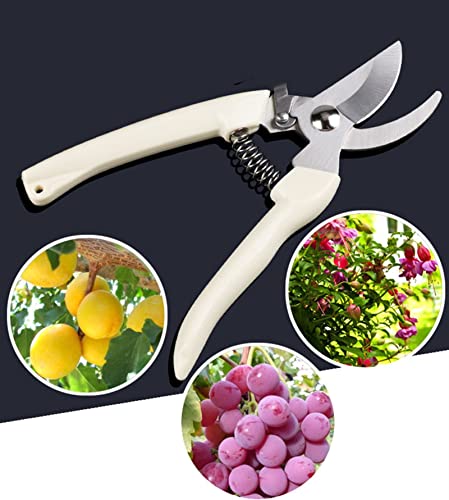 ATAAY Stainless Steel Garden Grafting Tool Fruit Tree Pruning Shears Bonsai Pruners Garden Shears Gardening Secateurs Scissor (Style 1 )