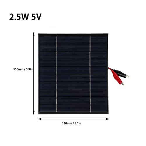 Mini Small Solar Panel Module, Stable 150x130mm High Conversion Rate Mini Solar Panel Lightweight for Planting