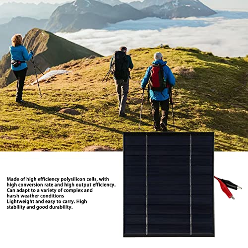 Mini Small Solar Panel Module, Stable 150x130mm High Conversion Rate Mini Solar Panel Lightweight for Planting