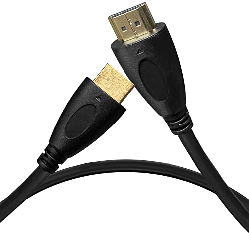 Acuvar Ultra High Speed 3 ft HDMI Cable Gold Plated 4K @ 60Hz, Ultra HD, 1080P & ARC Compatible with Laptop, Gaming PC, Monitor, PS5, PS4, Xbox X, One, Fire TV, Apple TV, ROKU, Soundbar & More