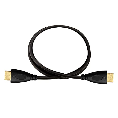 Acuvar Ultra High Speed 3 ft HDMI Cable Gold Plated 4K @ 60Hz, Ultra HD, 1080P & ARC Compatible with Laptop, Gaming PC, Monitor, PS5, PS4, Xbox X, One, Fire TV, Apple TV, ROKU, Soundbar & More