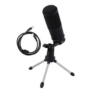 nusitou 1 set microphone mic kit usb metal mic kit usb desk mic for streaming mic streaming kit mic for laptop mic for phone usb mic phone mic equipment zinc alloy notebook