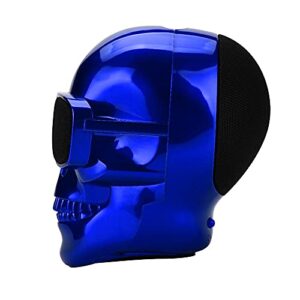 The Cartel Protable Wireless Bluetooth Stereo Speaker Plating Skull With HD Sound and Bass Provides impressive true HD sound,one color