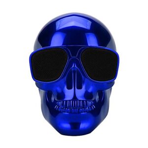 The Cartel Protable Wireless Bluetooth Stereo Speaker Plating Skull With HD Sound and Bass Provides impressive true HD sound,one color