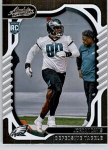 2022 panini absolute #172 jordan davis nm-mt rc rookie philadelphia eagles football trading card nfl