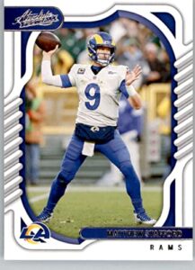 2022 panini absolute #34 matthew stafford nm-mt los angeles rams football trading card nfl