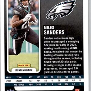 2022 Panini Absolute #73 Miles Sanders NM-MT Philadelphia Eagles Football Trading Card NFL