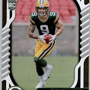 2022 Panini Absolute Green #119 Christian Watson NM-MT RC Rookie Green Bay Packers Football Trading Card NFL