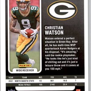 2022 Panini Absolute Green #119 Christian Watson NM-MT RC Rookie Green Bay Packers Football Trading Card NFL