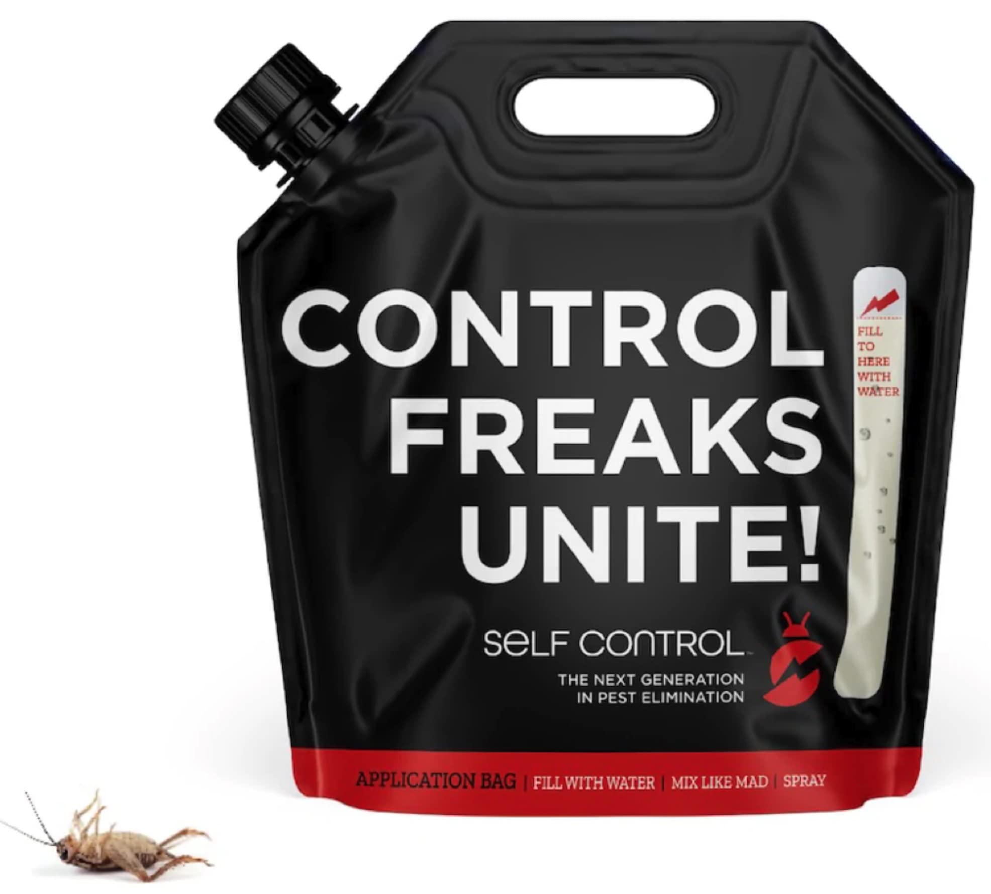 Self Control, Professional Grade Do-It-Yourself Pest Control Kit, 3-Month Supply of Bug Spray Concentrate with Guaranteed Results, Eliminates Ants, Roaches, Fleas, Mosquitos, and Flies (.27 Ounce)