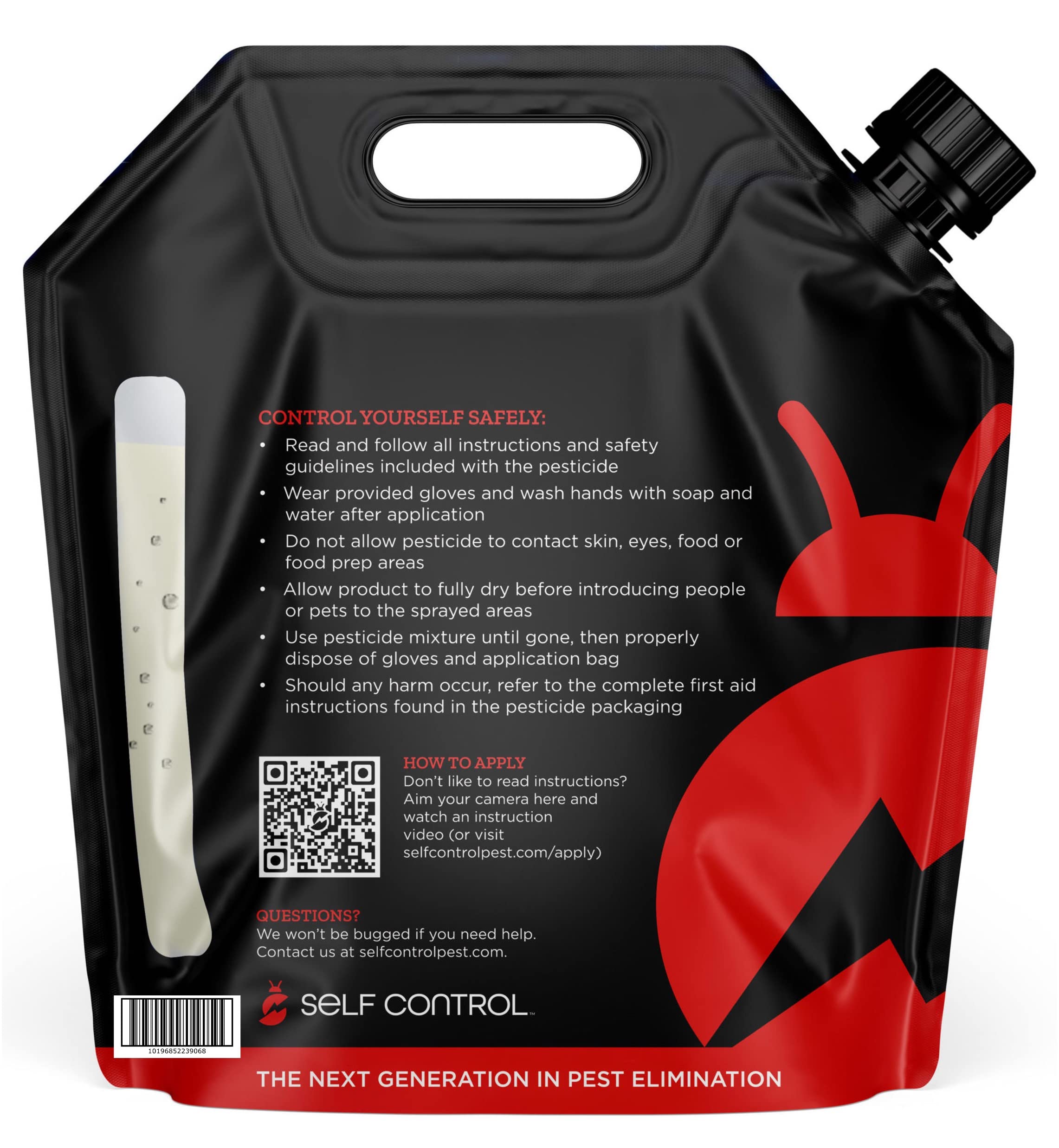 Self Control, Professional Grade Do-It-Yourself Pest Control Kit, 3-Month Supply of Bug Spray Concentrate with Guaranteed Results, Eliminates Ants, Roaches, Fleas, Mosquitos, and Flies (.27 Ounce)