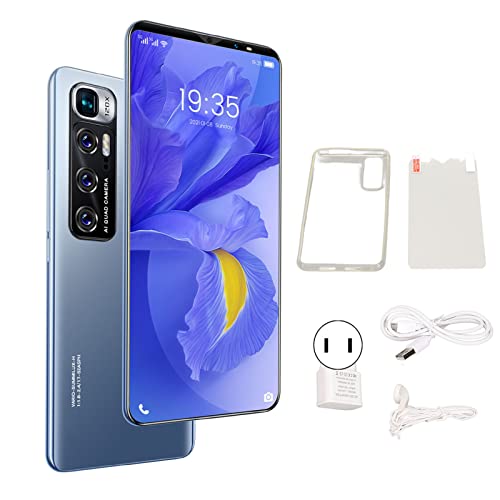 Zopsc M10 Pro 5.5 inch Smartphone for Android 11.0 Support 2.4G 5G WiFi 2GB 16GB 5M 8M 4800mAh MT6580 8 Core CPU 1920 * 1080 100 240V Blue Grey