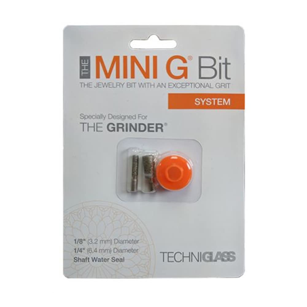 Techniglass 1/4" & 1/8" Standard Mini G Bit System for The Grinder