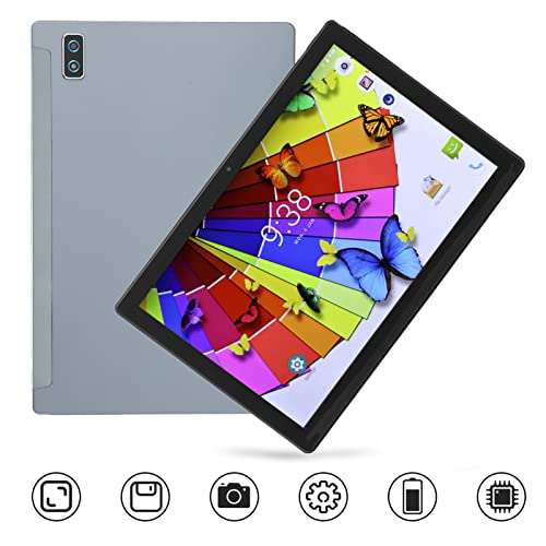 Tablet 10.1inch, 256GB ROM 8GB IPS Touch Screen HD Display RAM 5G Tablet PC with 2.0GHz Octa Core Processor, Laptop Tablet with 8MP and 20MP Dual Cameras, 8800Mah Battery