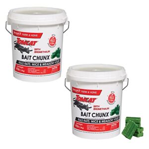 tomcat with bromethalin bait chunx pail,4 lbs. (2-pack)