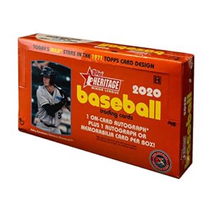 2020 topps heritage minor league baseball hobby box