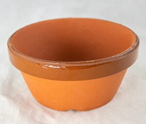 japanese tokoname bonsai training pot, cactus & succulent planter with mesh - 4.25"x 4.25"x 2"