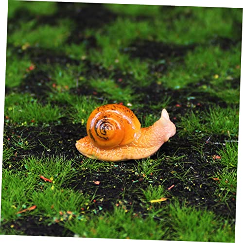 ARTIBETTER 40 Pcs Micro Landscape Snail Elephant Gifts Anniversary Snail Garden Statue Elephants Snail Terrarium Mini Flower Pots Mini Snail Ornaments Small Snail Miniature Micro Scene Resin