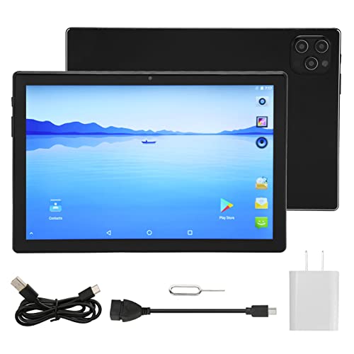 Kufoo Tablet, Tablet PC 10.1 Inch IPS Screen 5G 2.4G WiFi for Home for Travel (US Plug)