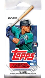 2023 topps baseball series 1 fat pack - contains 3 fat packs