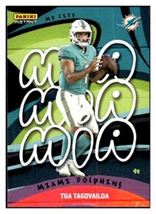 tua tagovailoa 2022 panini instant my city /1860#20 dolphins nm+-mt+ nfl football