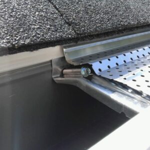 A-M Gutter Guard - Aluminum 5" (100 Feet, Mill Finish) with 100-1/2" #8 Stainless Steel Zip Screws - Includes 1/4" Magnetic Hex Driver