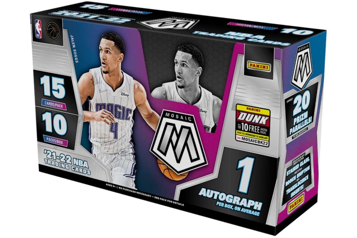 2021-22 Panini Mosaic Basketball Hobby Box - 10 Packs