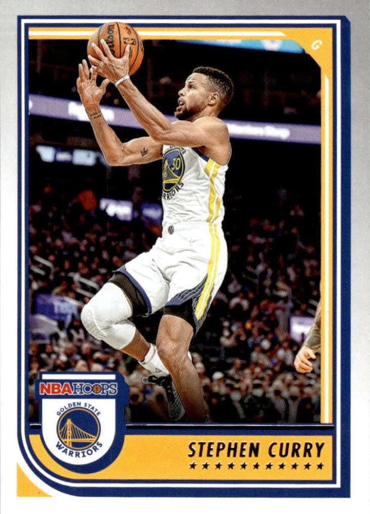 Stephen Curry 2022 2023 Hoops Basketball Series Mint Card #223 Picturing Him in His White Golden State Warriors Jersey