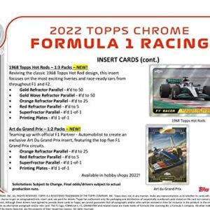 2022 Topps Chrome F1 Formula 1 Hobby Lite Box