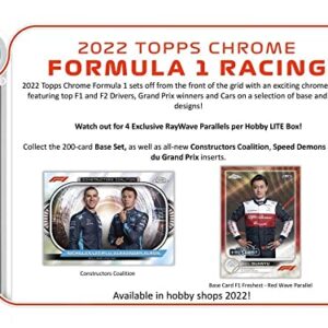 2022 Topps Chrome F1 Formula 1 Hobby Lite Box