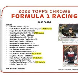 2022 Topps Chrome F1 Formula 1 Hobby Lite Box