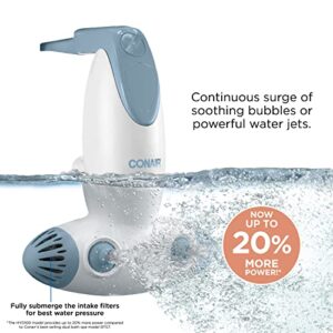 Conair Portable Bath Spa with Dual Hydro Jets for Tub, Bath Spa Jet for Tub Creates Soothing Bubbles and/or Massage, Spa Bath for at Home Use