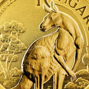 2023 AU 1/10 oz Australian Gold Kangaroo Coin Brilliant Uncirculated (in Capsule) with Certificate of Authenticity $15 BU